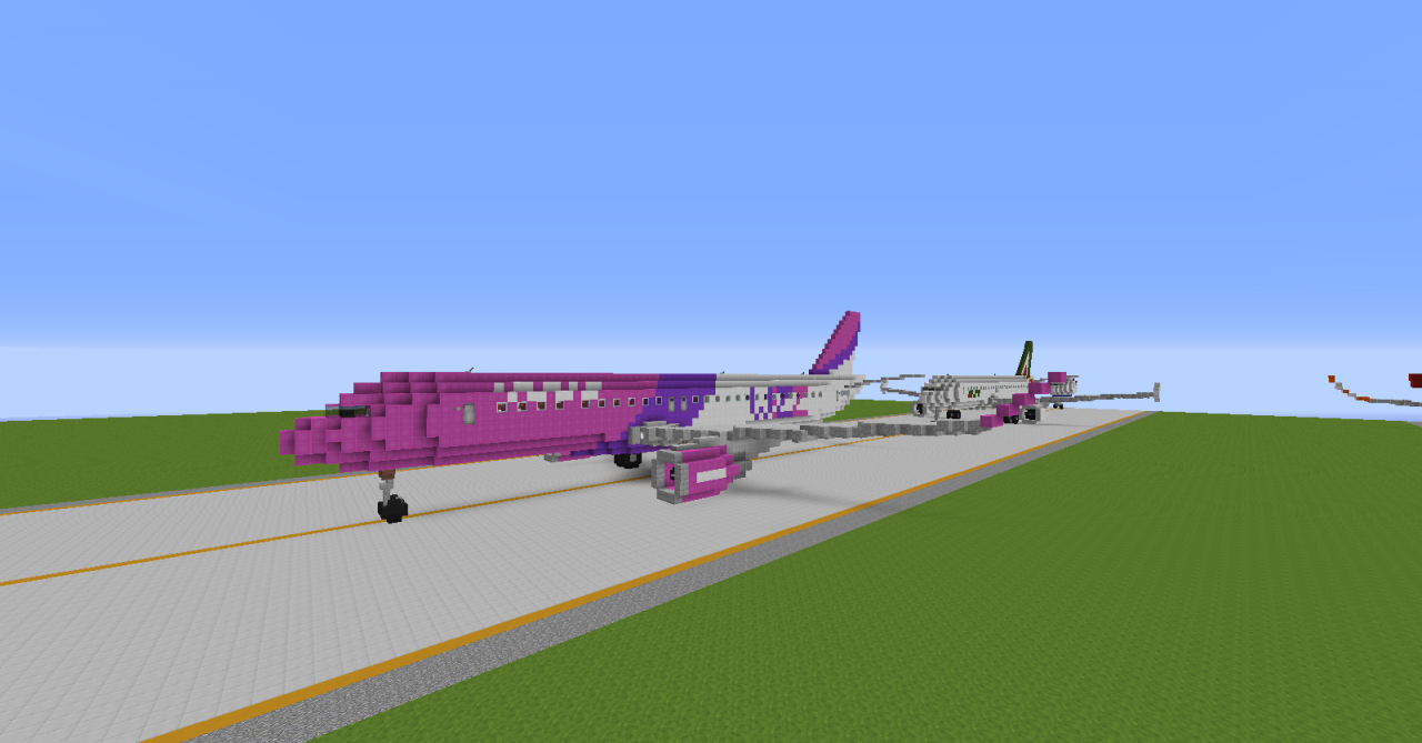 Airbus A320 and Boeing 737 Minecraft Map