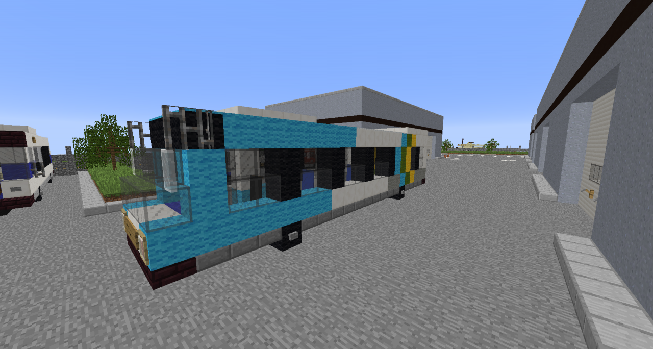 (old) STM Nova Bus LFS Bus Minecraft Map