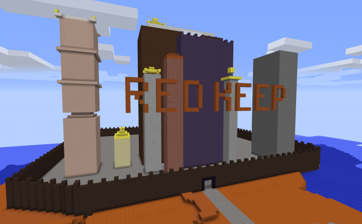 The Red Keep from Game of Thrones Minecraft Map