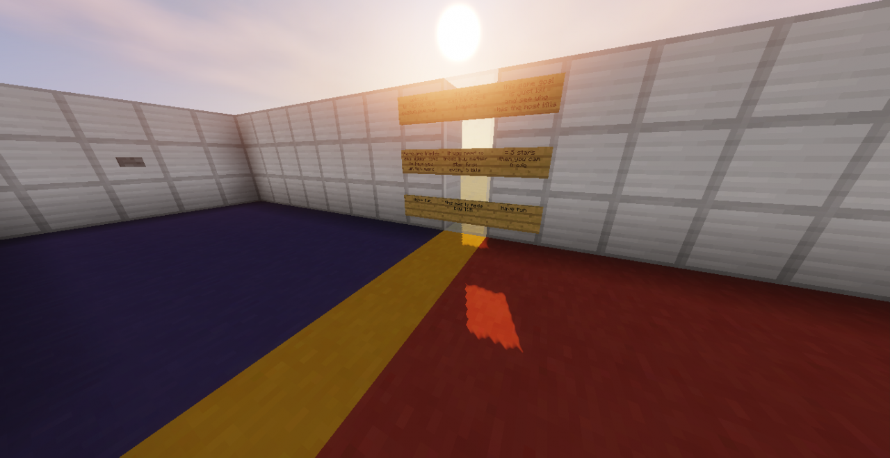 Red vs Blue Custom PVP Minecraft Map