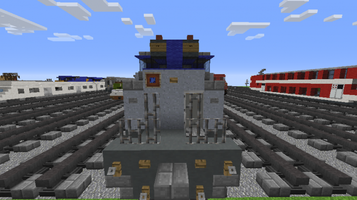 Amtrak GE Dash 8-32BWH Minecraft Map
