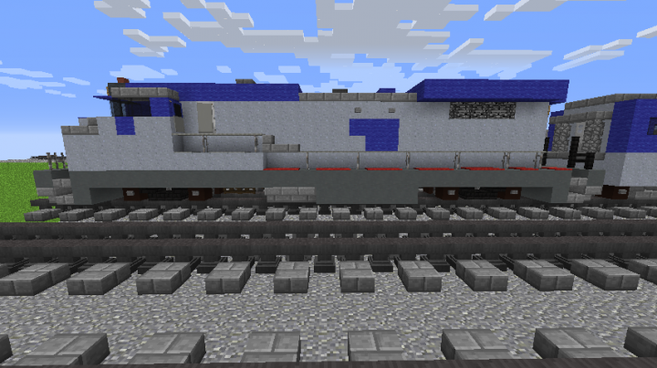 Amtrak GE Dash 8-32BWH Minecraft Map