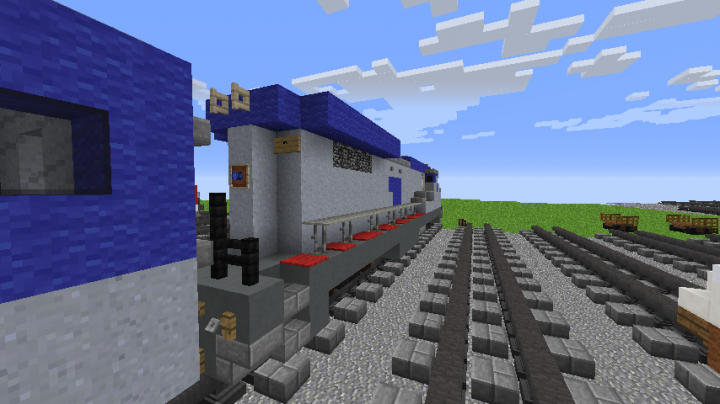 Amtrak GE Dash 8-32BWH Minecraft Map