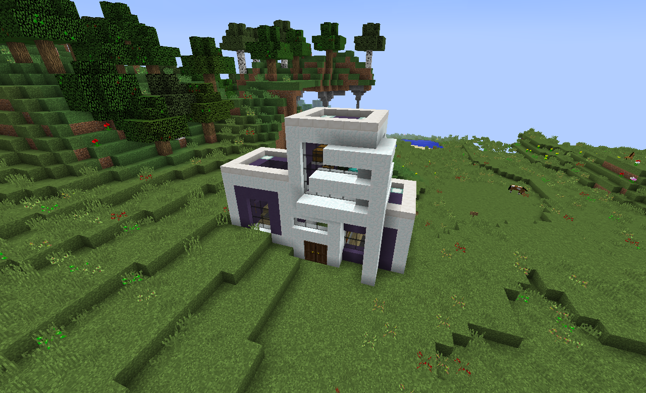 Modern House/Base Minecraft Map