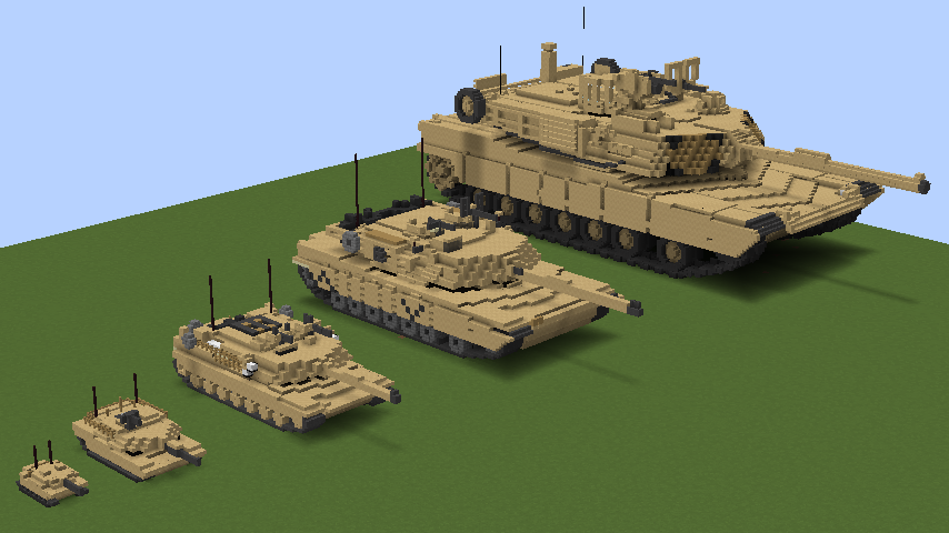 M1 Abrams family 2 Minecraft Map