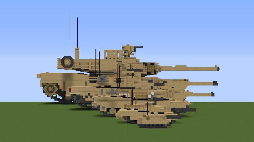 M1 Abrams family 2 Minecraft Map