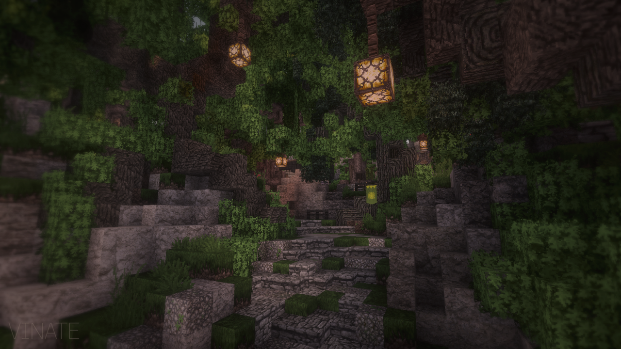Elven Village Minecraft Map