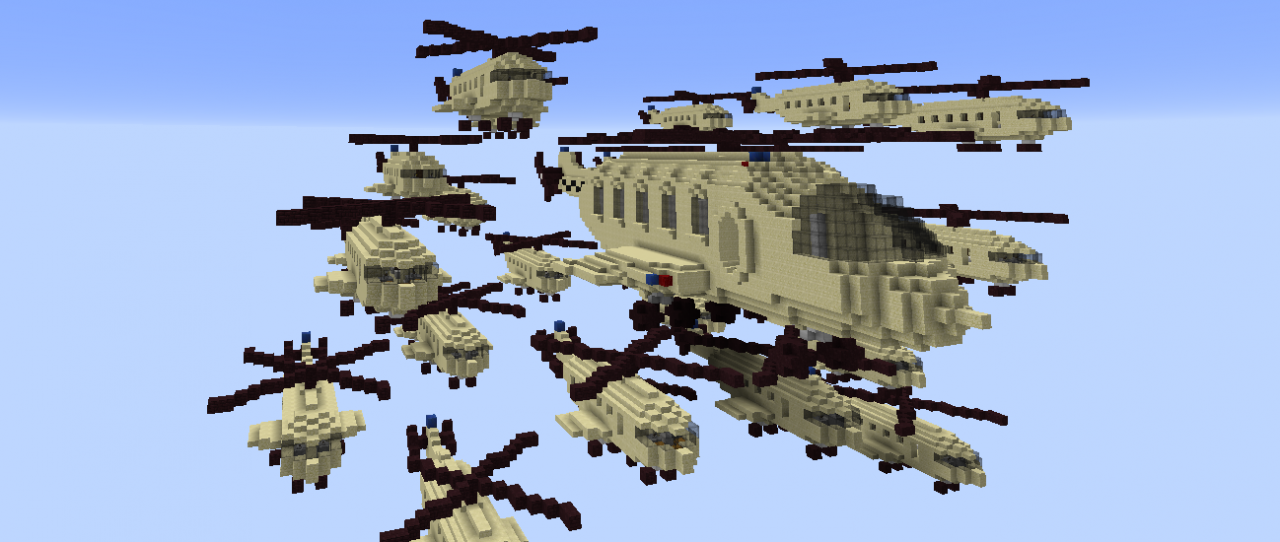 Helicopter Minecraft Map