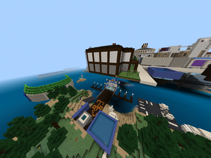 Ice Cream Parlor and "Butter Up" Dairy Minecraft Map