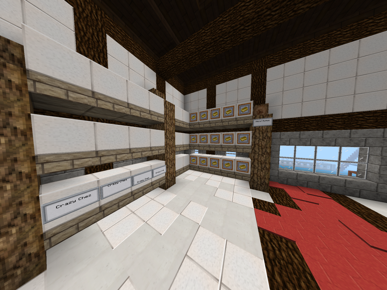 Ice Cream Parlor and "Butter Up" Dairy Minecraft Map