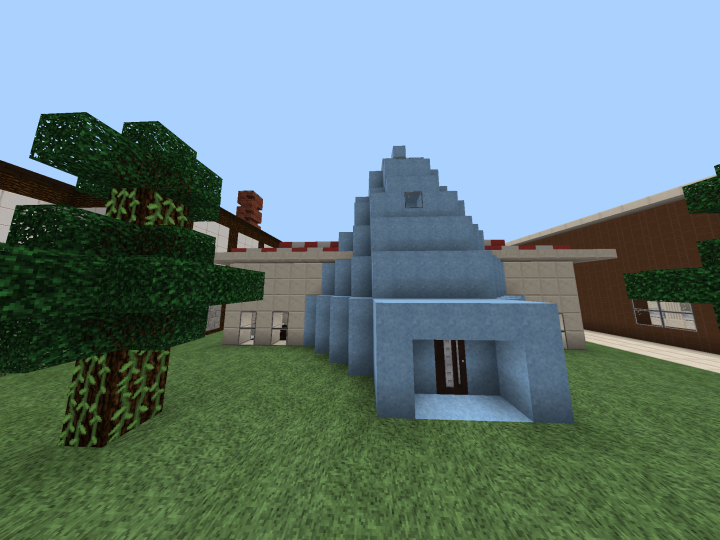 Ice Cream Parlor and "Butter Up" Dairy Minecraft Map