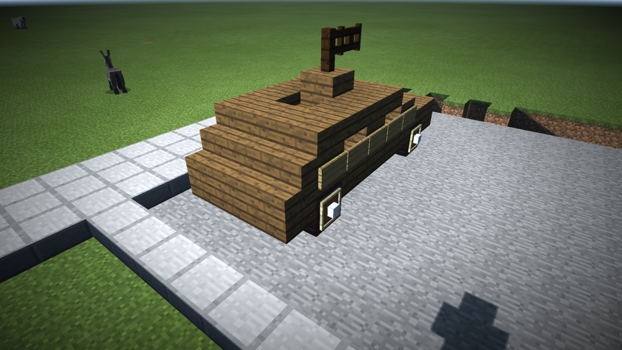 Armoured car (Pocket Edition) (SHADERS XAXAXAXA VIVE NSR) Minecraft Map