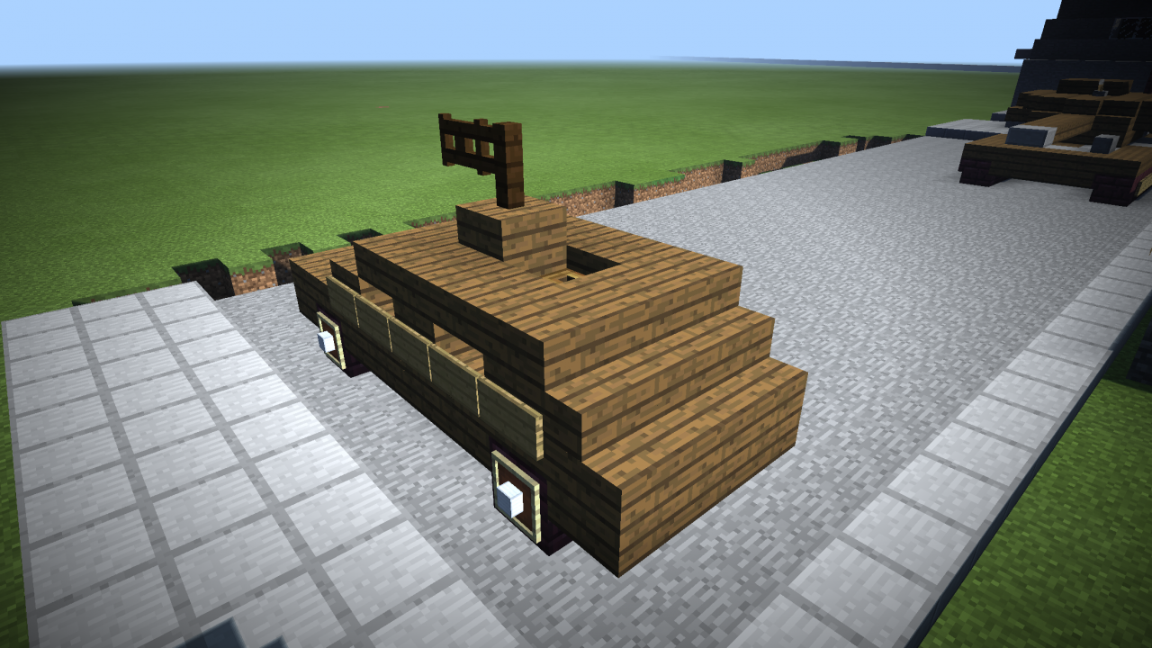 Armoured car (Pocket Edition) (SHADERS XAXAXAXA VIVE NSR) Minecraft Map