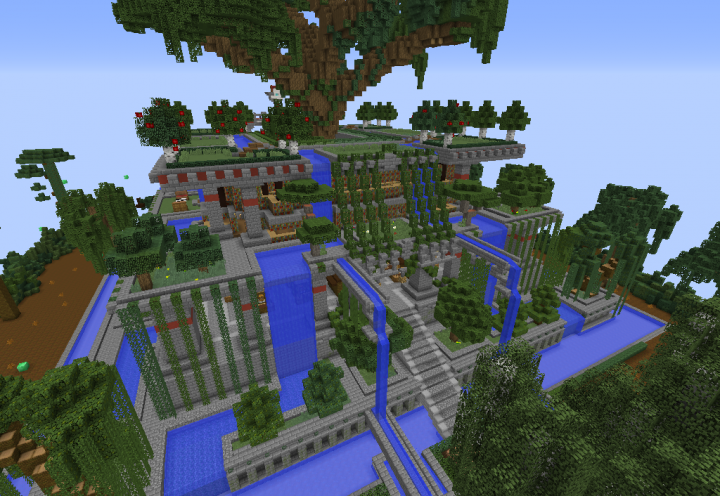 Aircraft spawn (1.9+ for elytra) by AllenMinyo Minecraft Map