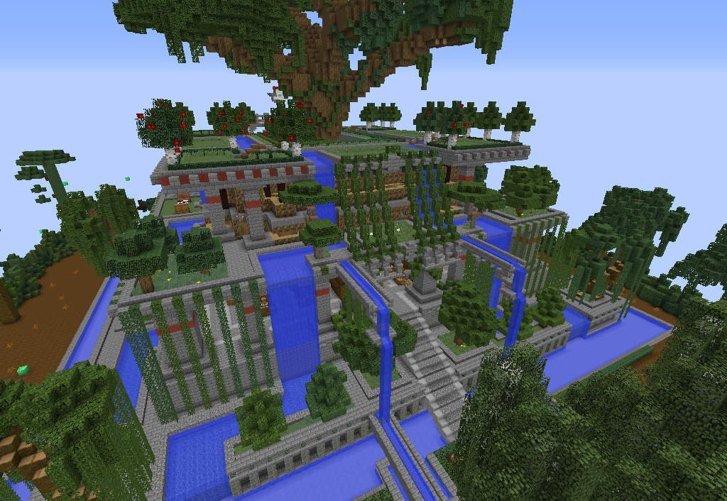 Aircraft spawn (1.9+ for elytra) by AllenMinyo Minecraft Map