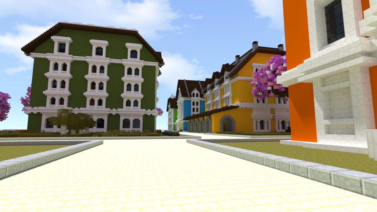 Upper Plaza Minecraft Map