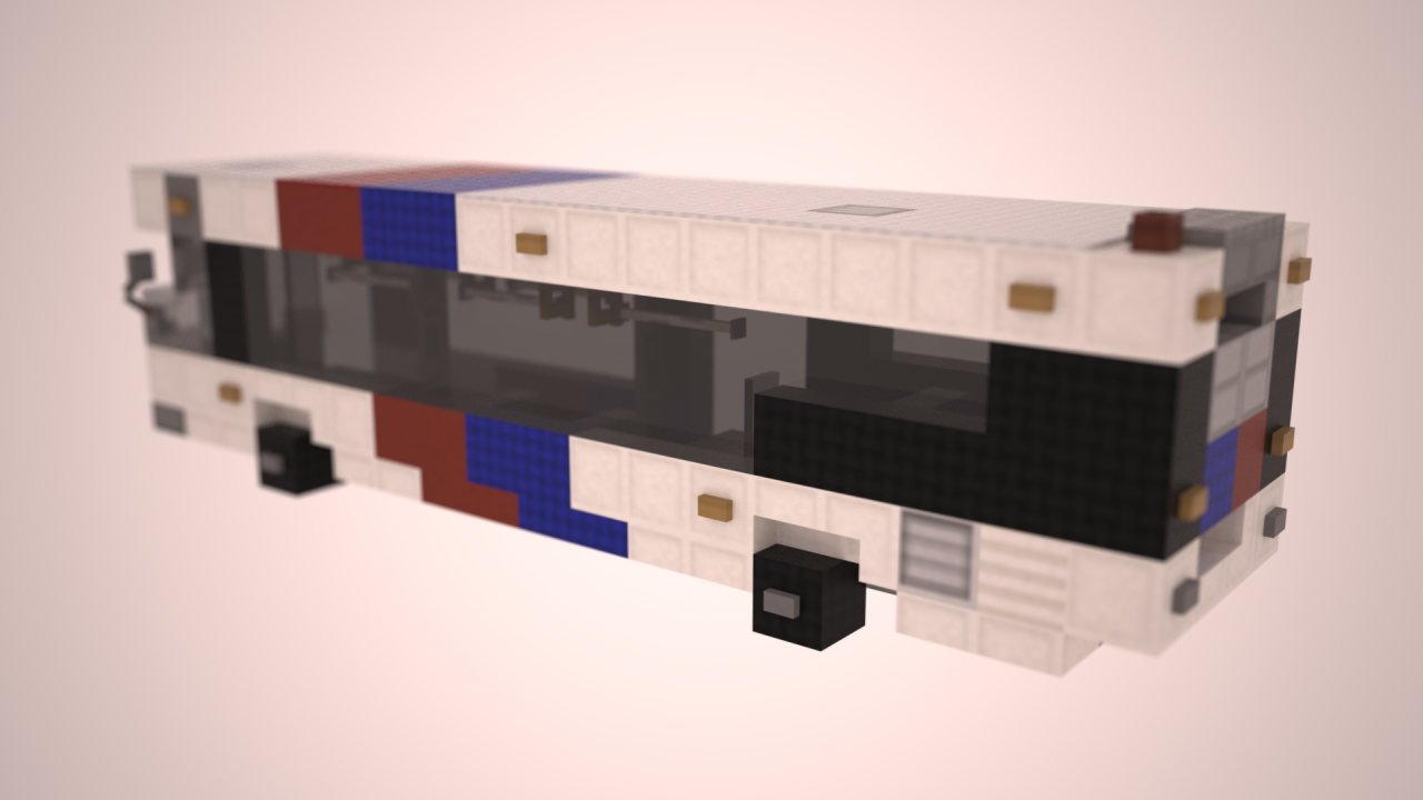New Flyer D40 LF Transit Bus Minecraft Map