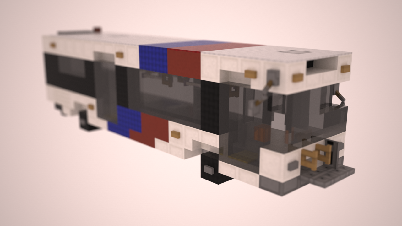 New Flyer D40 LF Transit Bus Minecraft Map