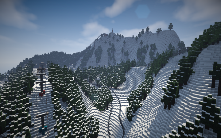 WORKING SKI RESORT 3.0- {with Realistic, Rideable Lifts}- [MINECRAFT 1. ...