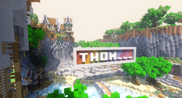 Split Village Minecraft Map