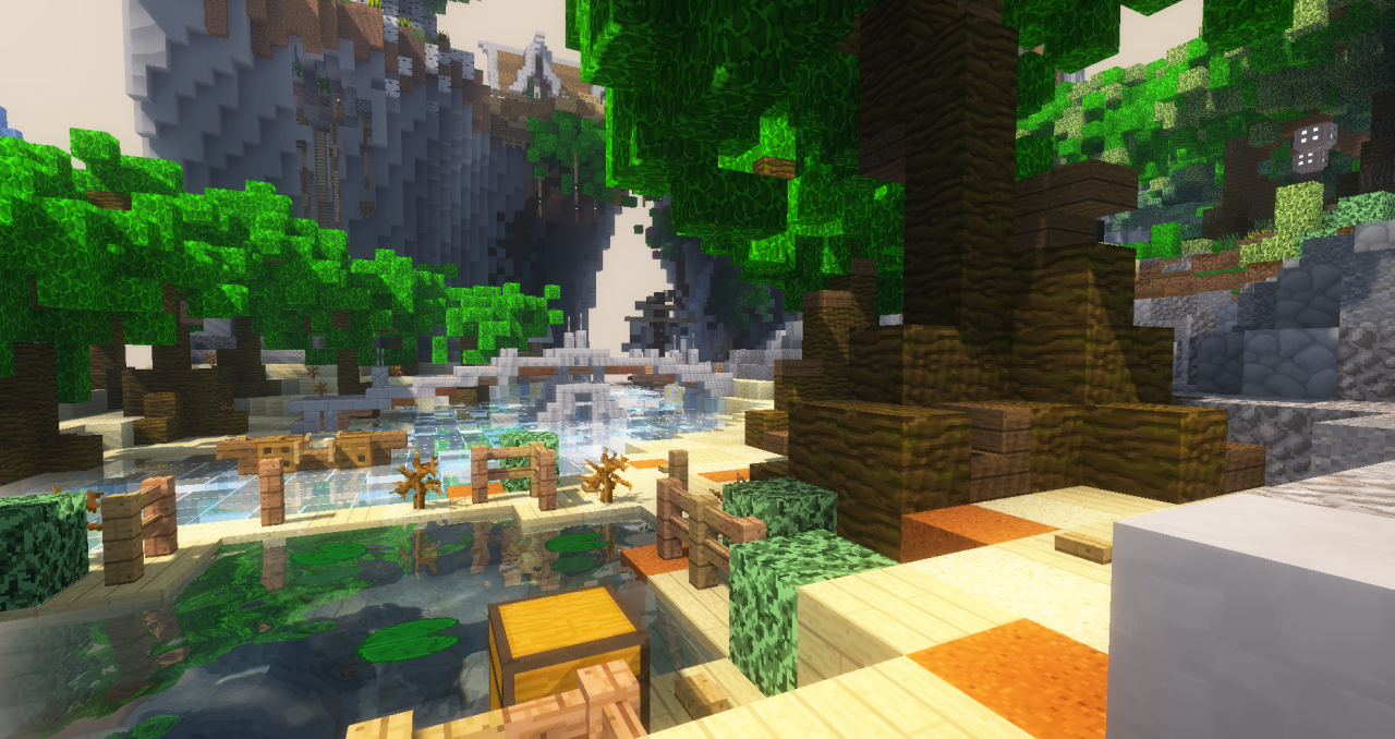 Split Village Minecraft Map