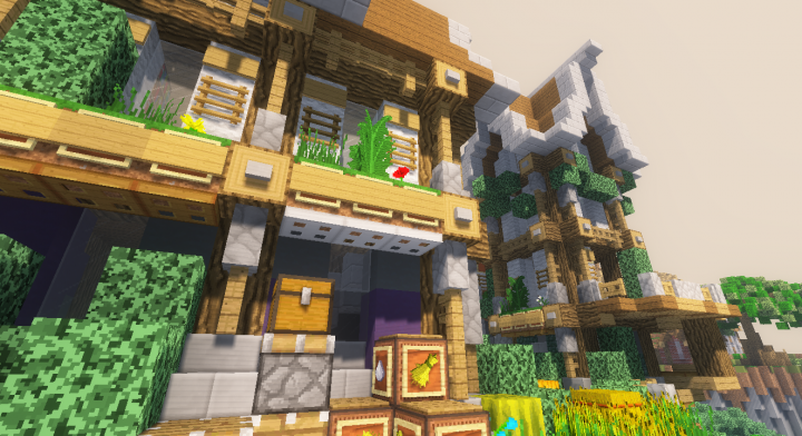 Split Village Minecraft Map