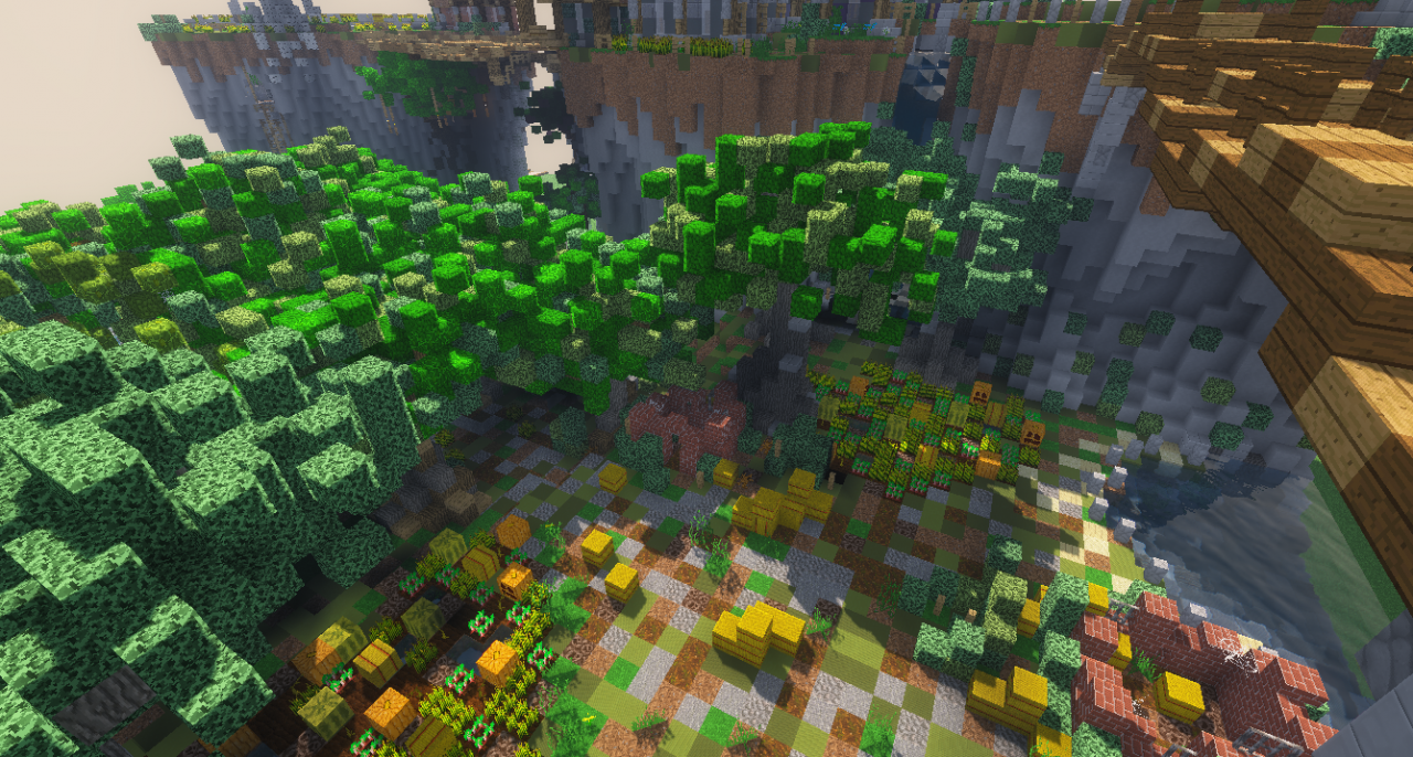 Split Village Minecraft Map