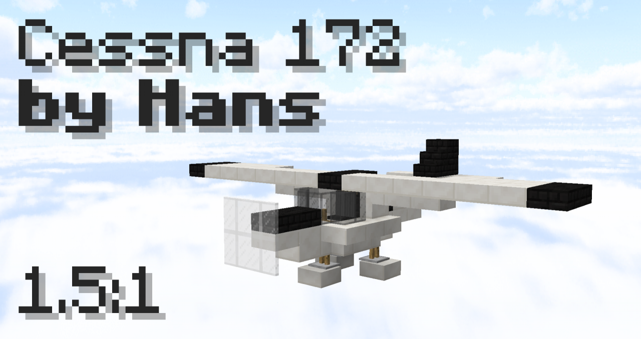 Cessna 172 | 1.5:1 Scale Minecraft Map