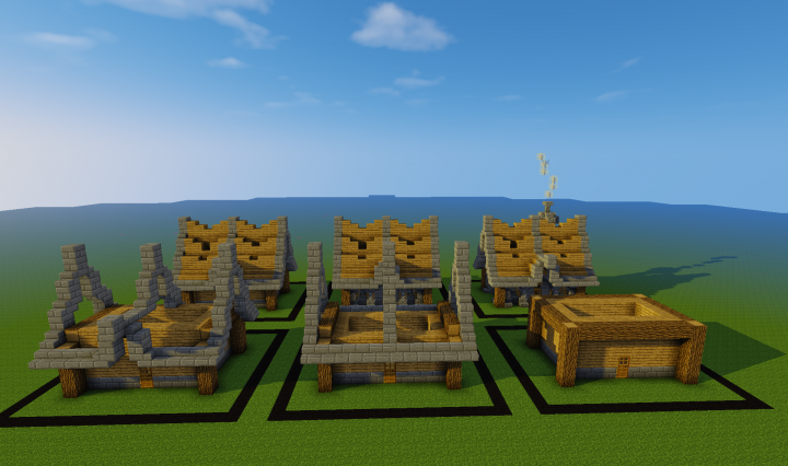 Basic medieval house Minecraft Map