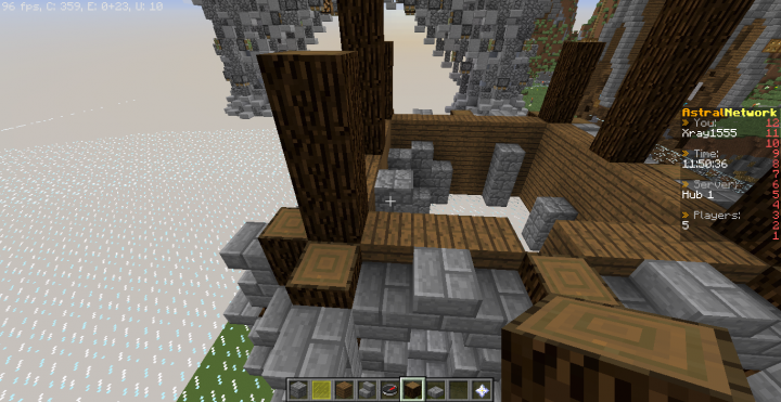 varie costruzioni in vari server Minecraft Map