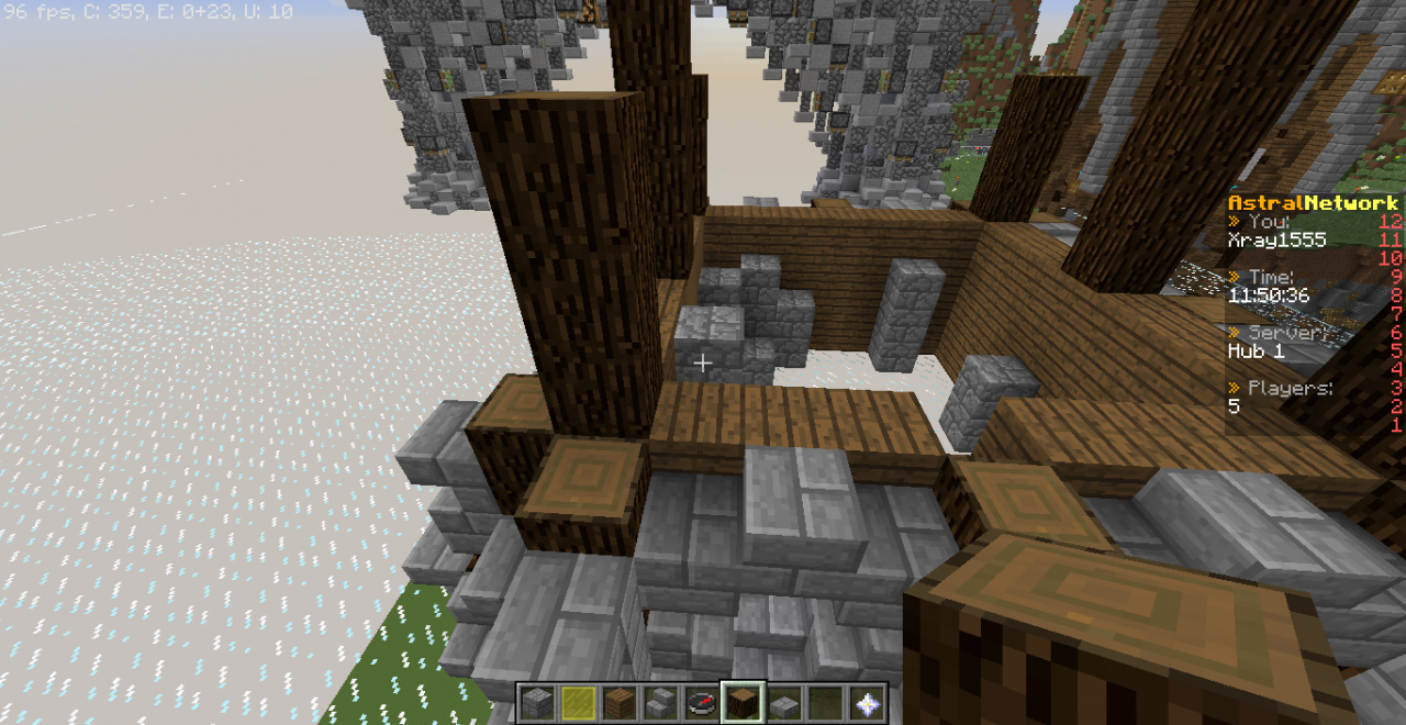 varie costruzioni in vari server Minecraft Map