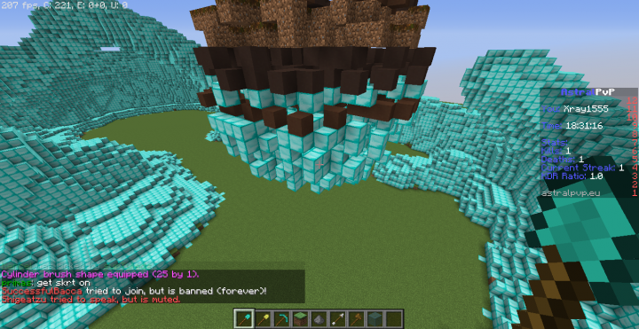 varie costruzioni in vari server Minecraft Map