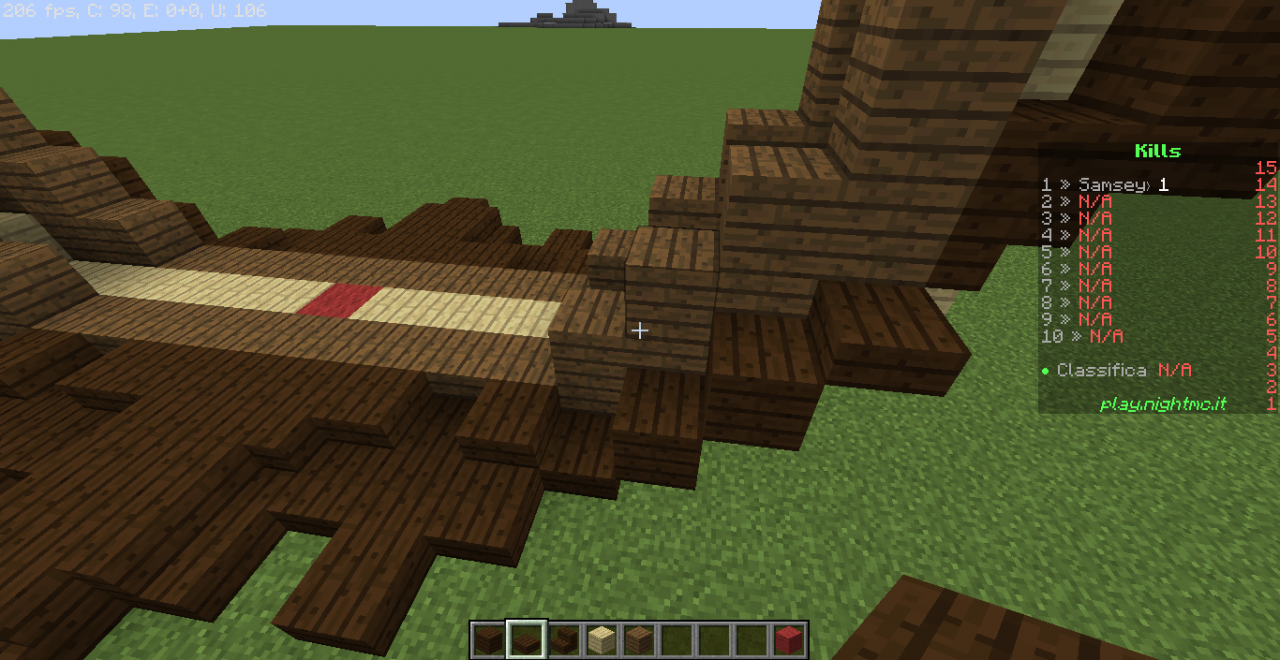 varie costruzioni in vari server Minecraft Map