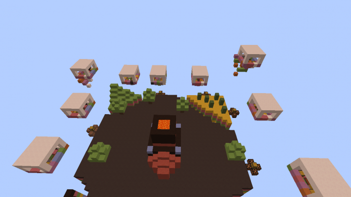 Skywars Wacky Mesa Minecraft Map