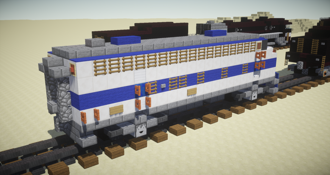 MARC EMD F7 Diesel-Electric Locomotive Minecraft Map