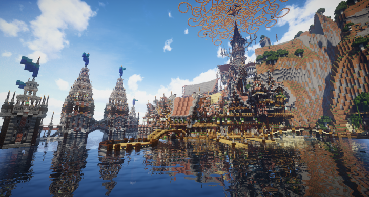 Seaside town Minecraft Map