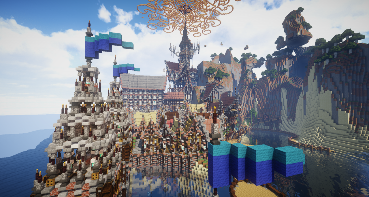 Seaside town Minecraft Map