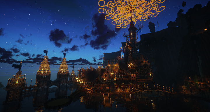 Seaside town Minecraft Project