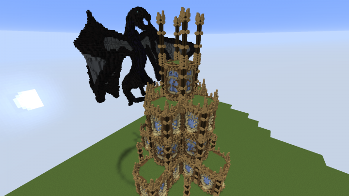 The wooden tower - Mega Build Minecraft Map