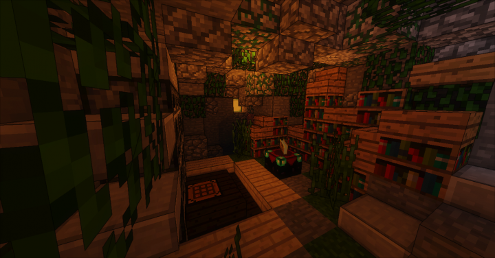 Cave Survival Home Minecraft Map