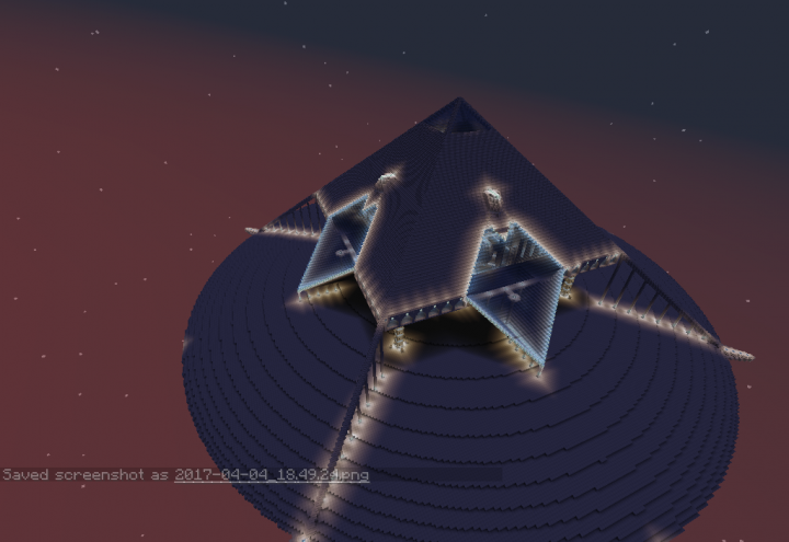 Leviteria the Floating Pyramid Minecraft Map