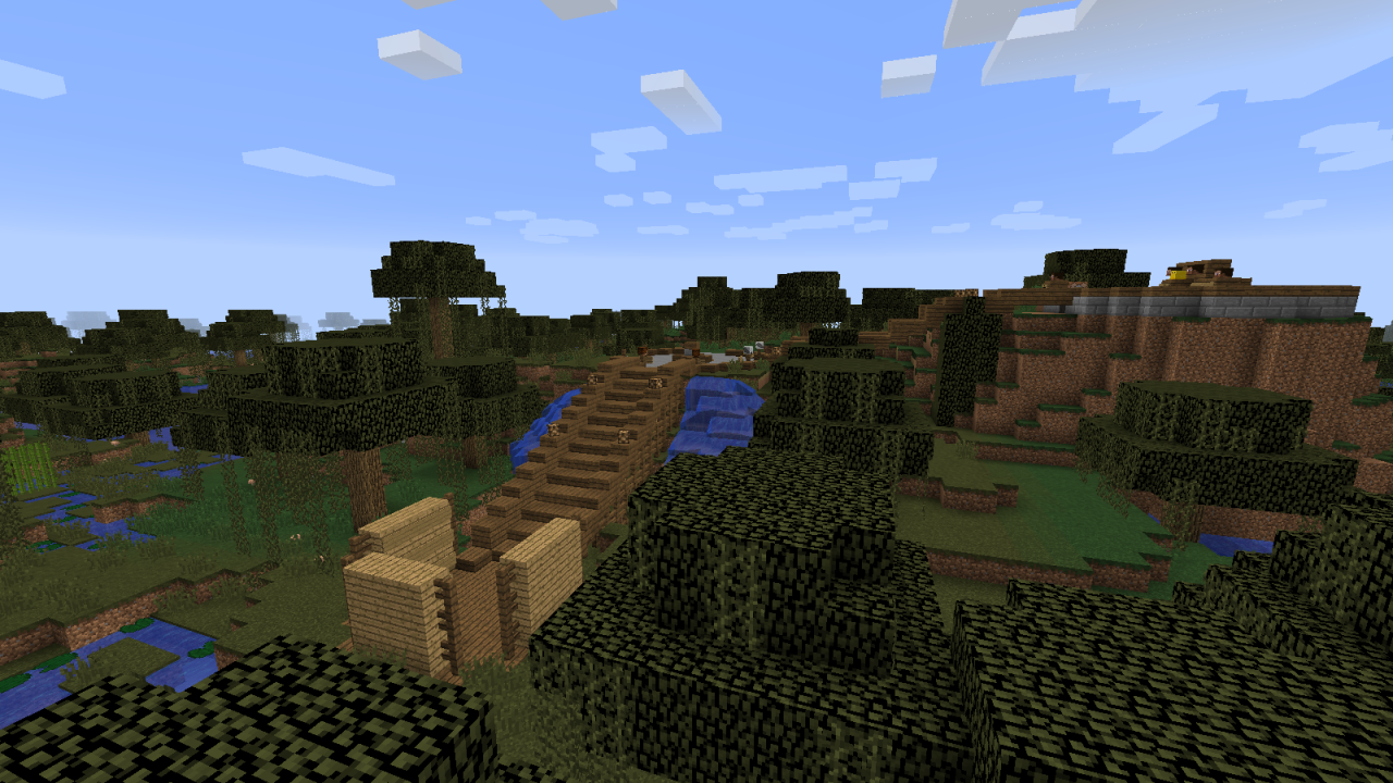 Server Spawn Swamp Style Minecraft Map