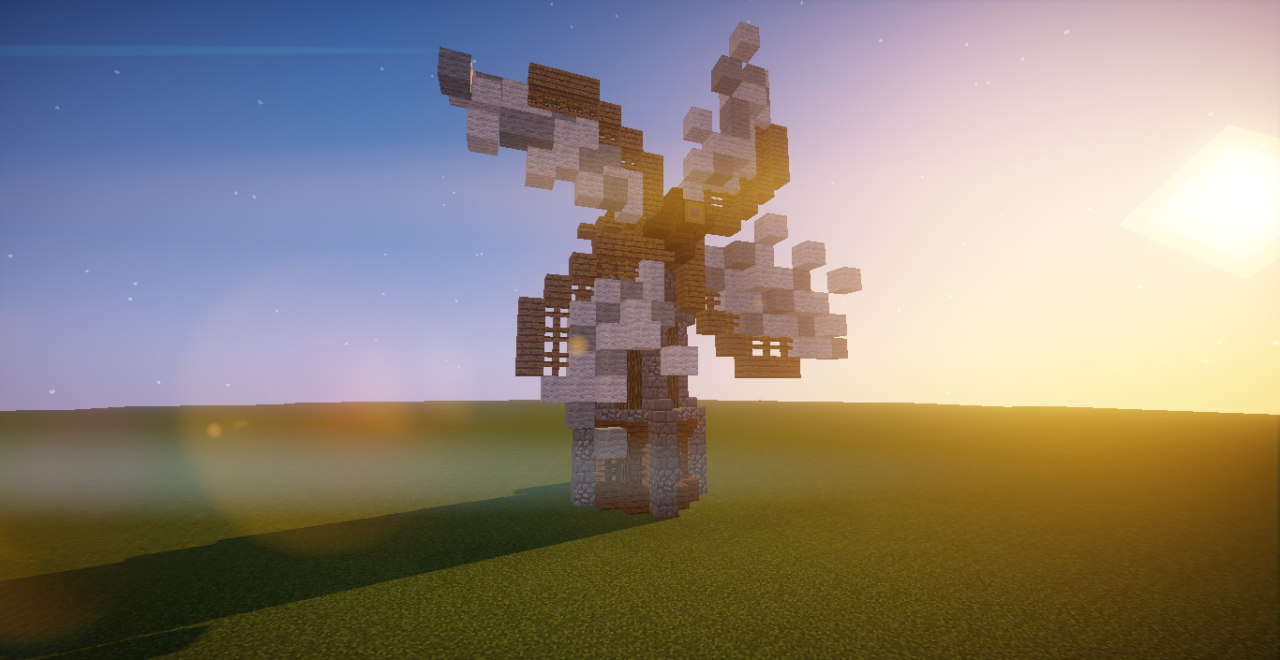 Marvelous Medieval Windmill Minecraft Map