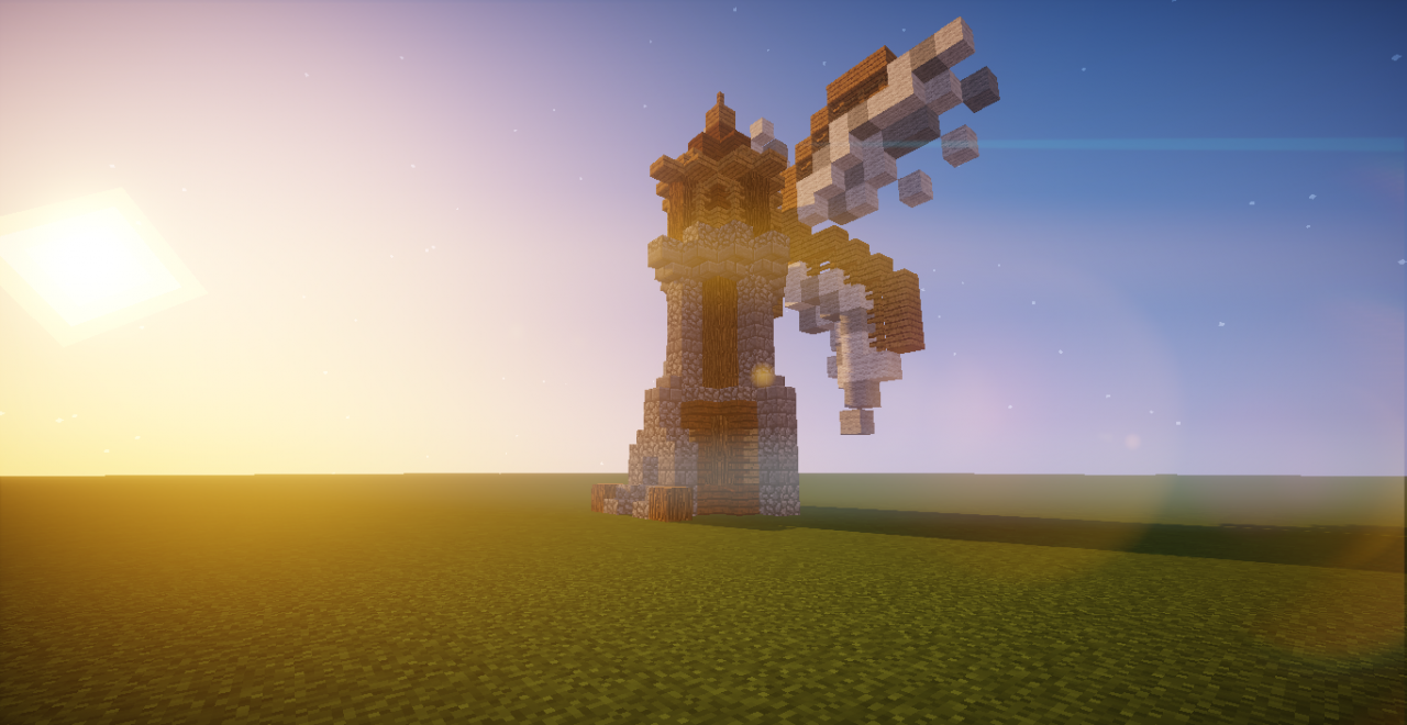 Marvelous Medieval Windmill Minecraft Map