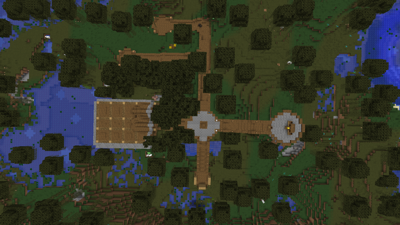Server Spawn Swamp Style Minecraft Map