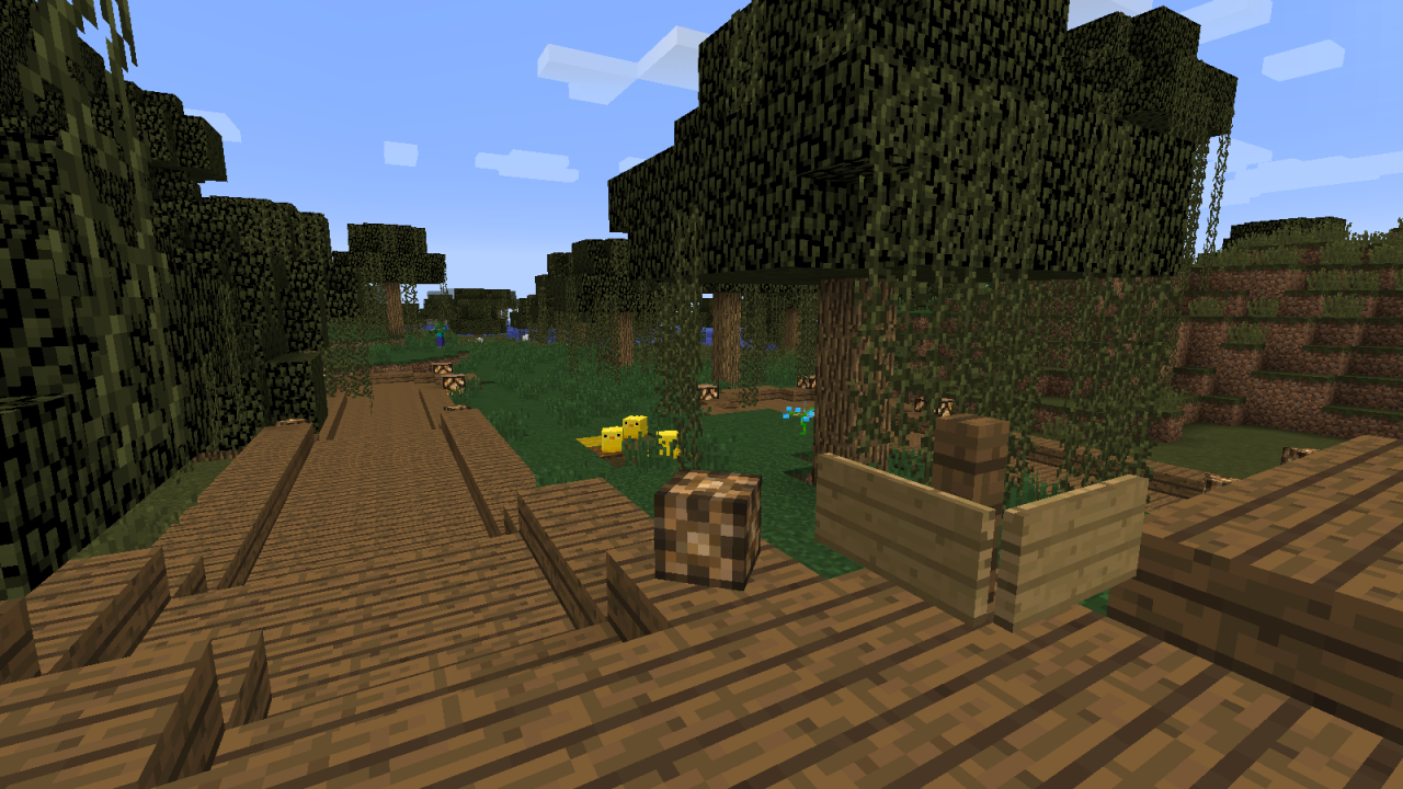 Server Spawn Swamp Style Minecraft Map