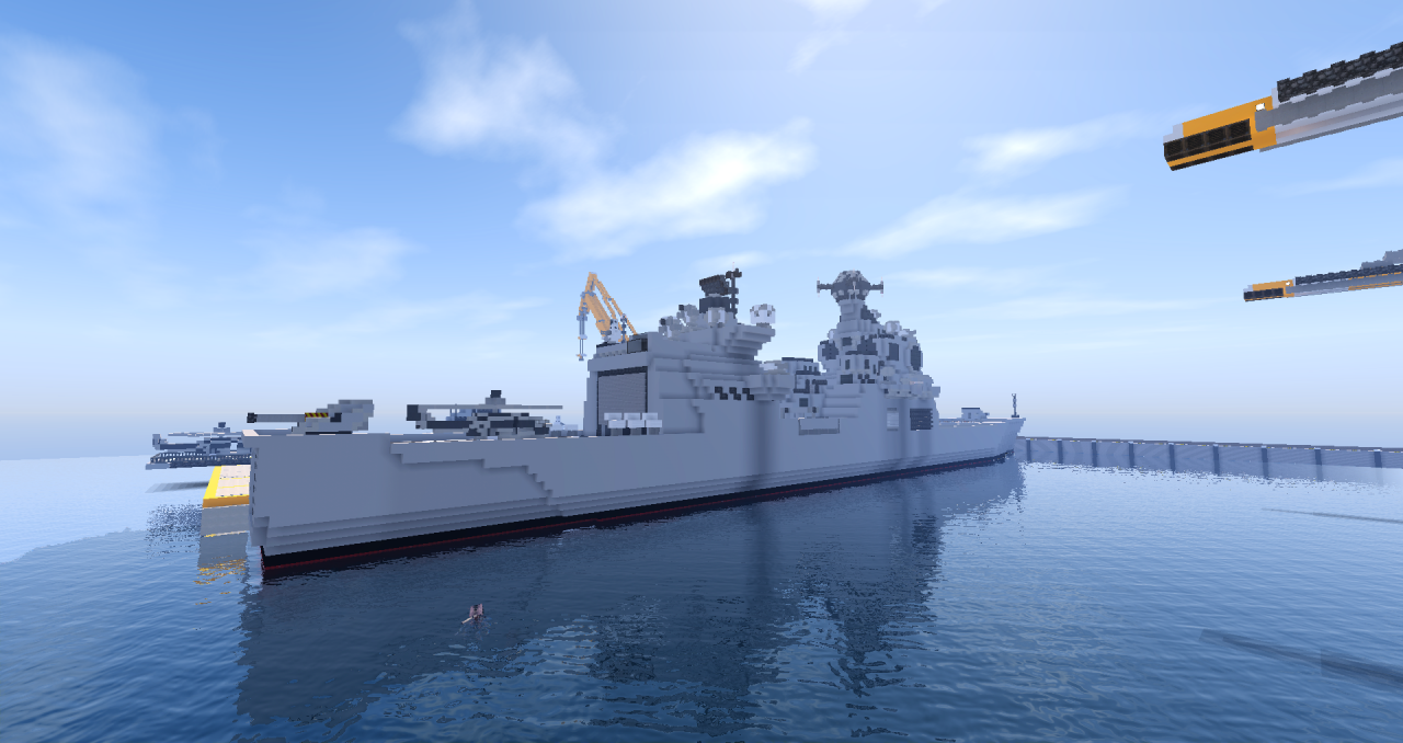 Cruisers ship class Nonk 775 Minecraft Map