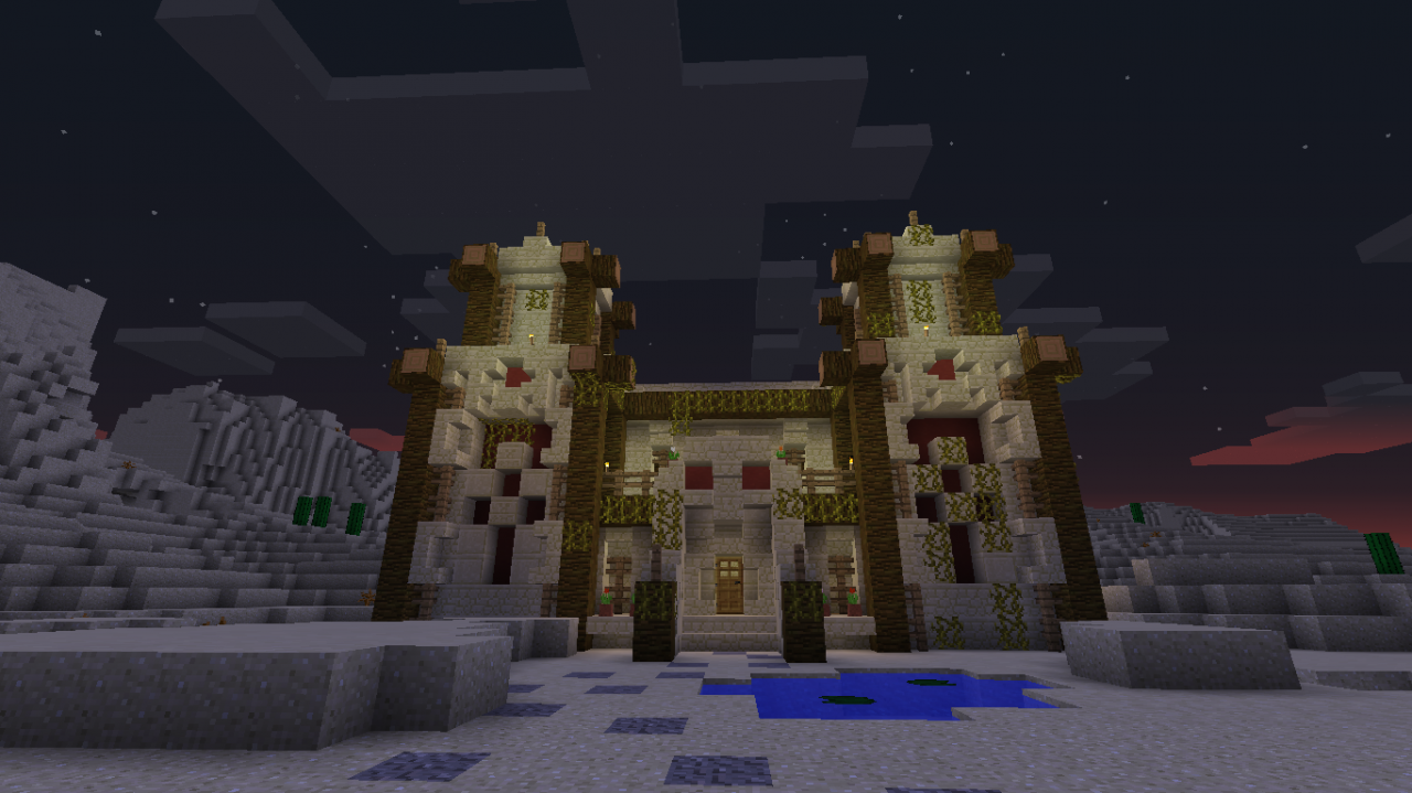 Modified desert temple Minecraft Map