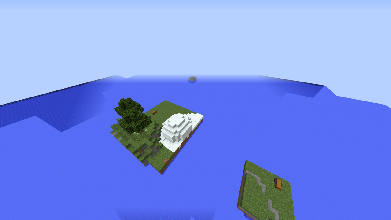 Hard survival island stranded Minecraft Map