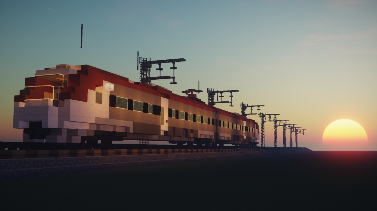 Bombardier Regina X55 Commuter Train Minecraft Map